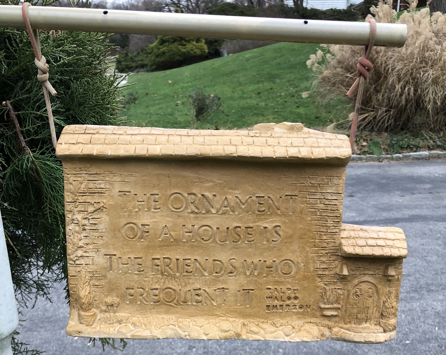 Welcome Sign Gardener s Stone